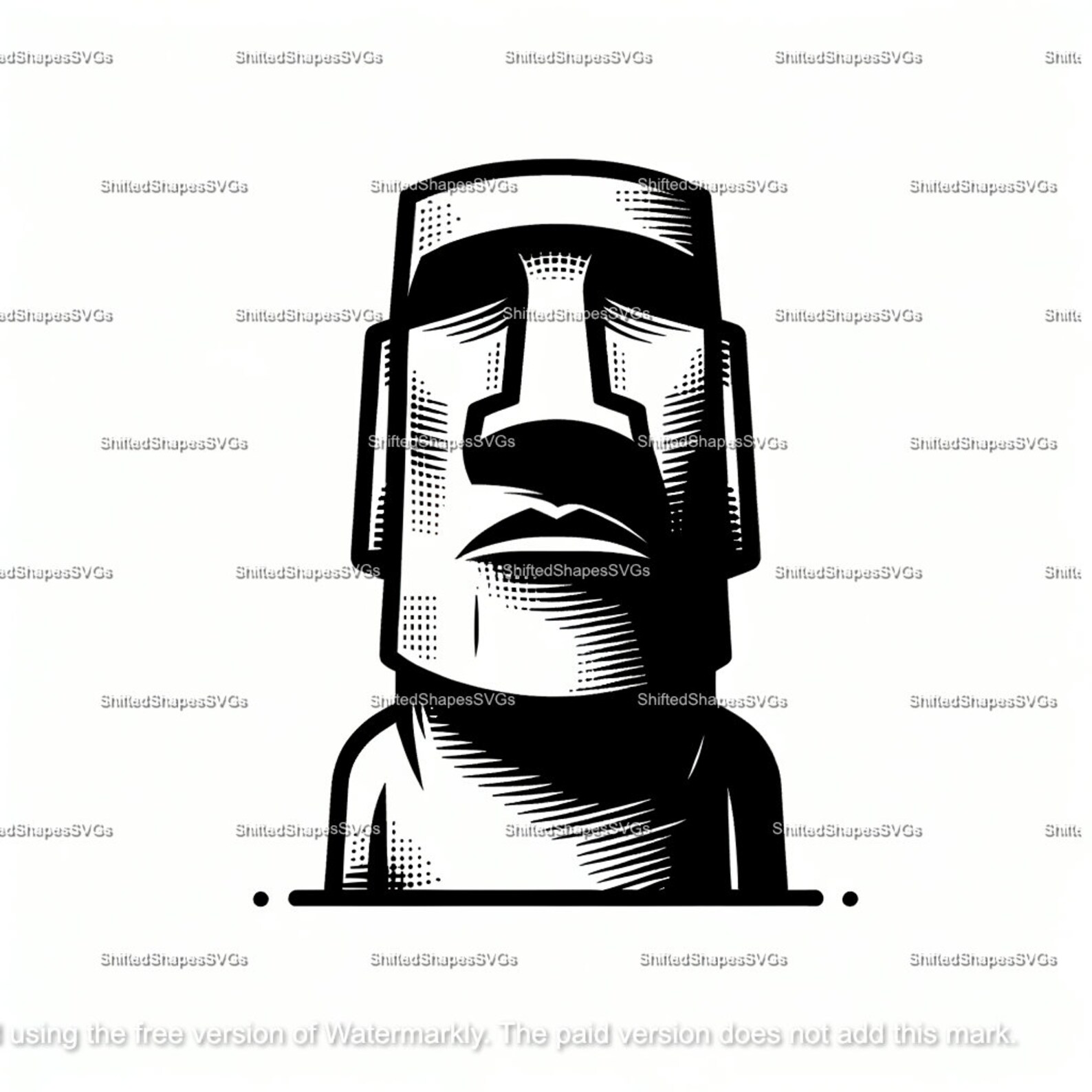 Easter Island Head SVG Bundle - Etsy