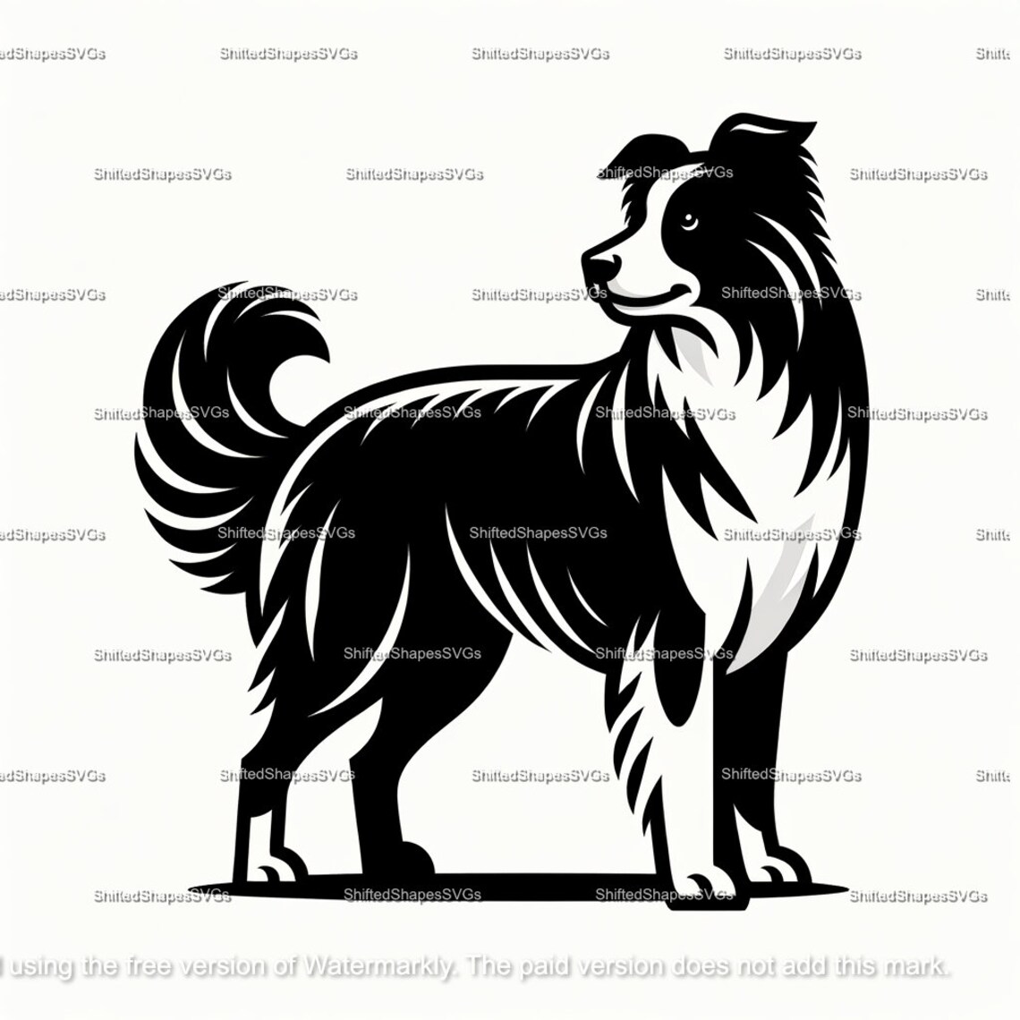 Border Collie SVG Bundle - Etsy Canada