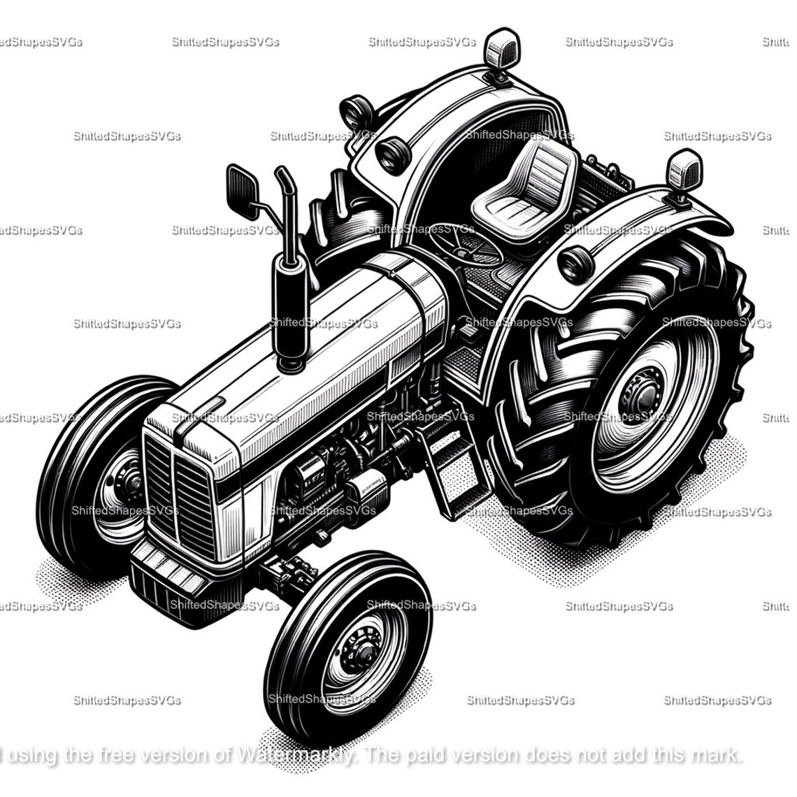 Farm Tractor SVG Bundle - Etsy