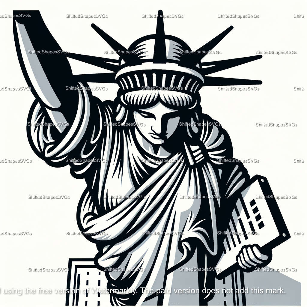 Statue of Liberty SVG Bundle - Etsy