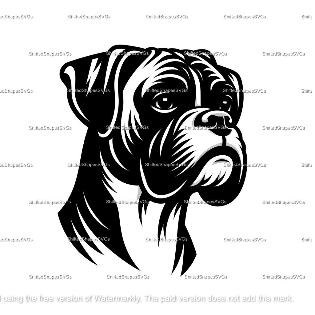 Boxer SVG Bundle - Etsy