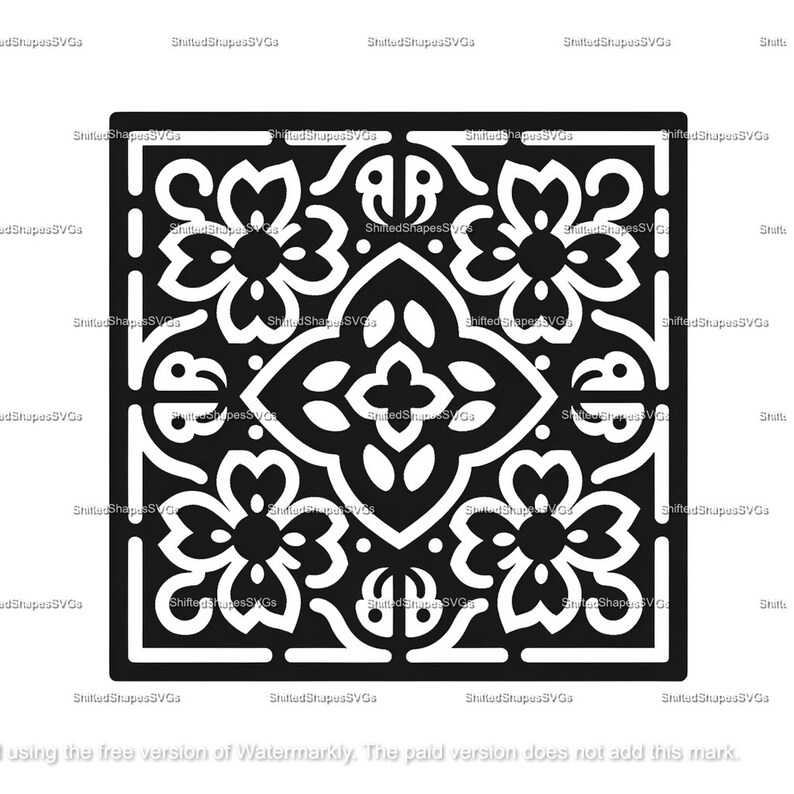 Moroccan Tile Pattern SVG Bundle - Etsy