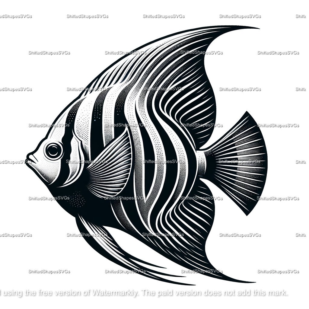Angelfish SVG Bundle - Etsy