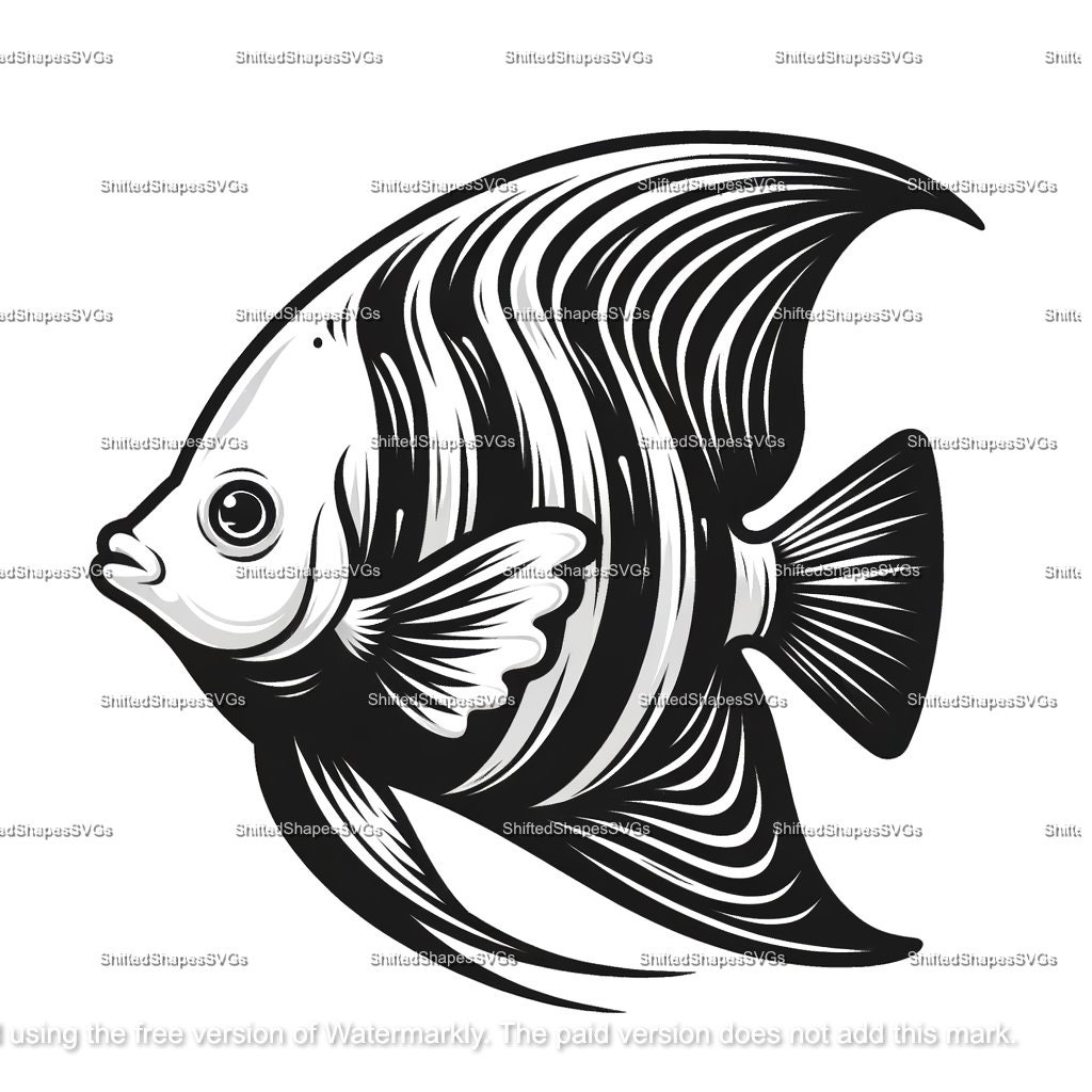 Angelfish SVG Bundle - Etsy