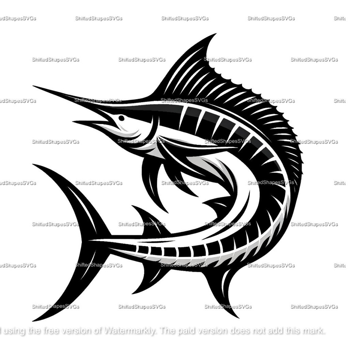 Marlin SVG Bundle - Etsy