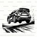 Rally Car Jump SVG Bundle - Etsy