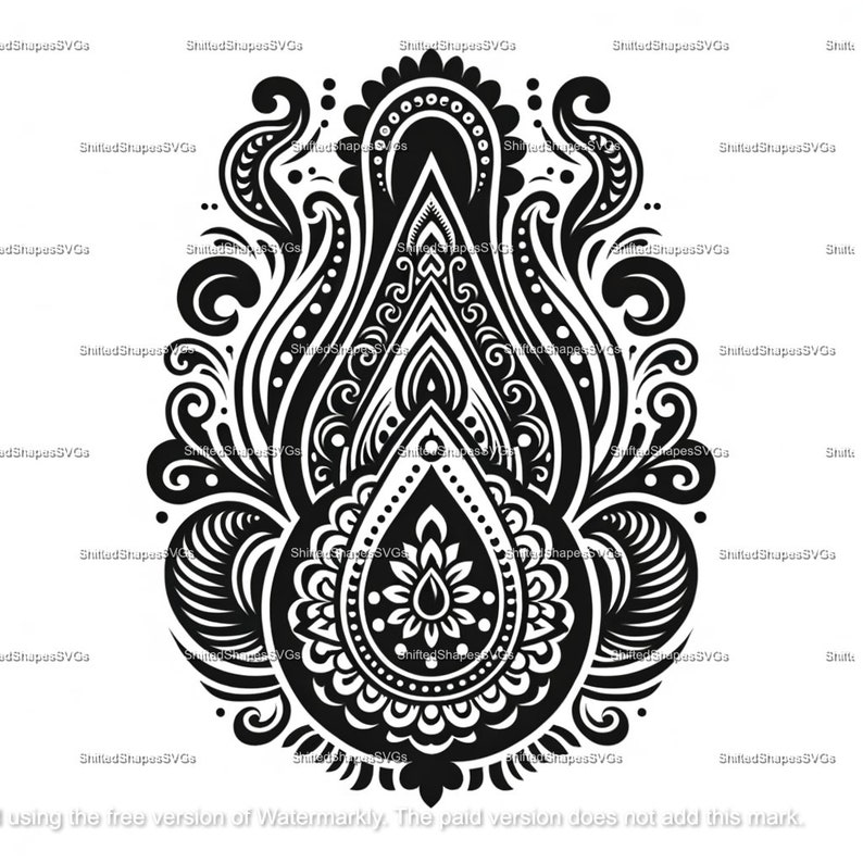 Paisley Pattern SVG Bundle - Etsy