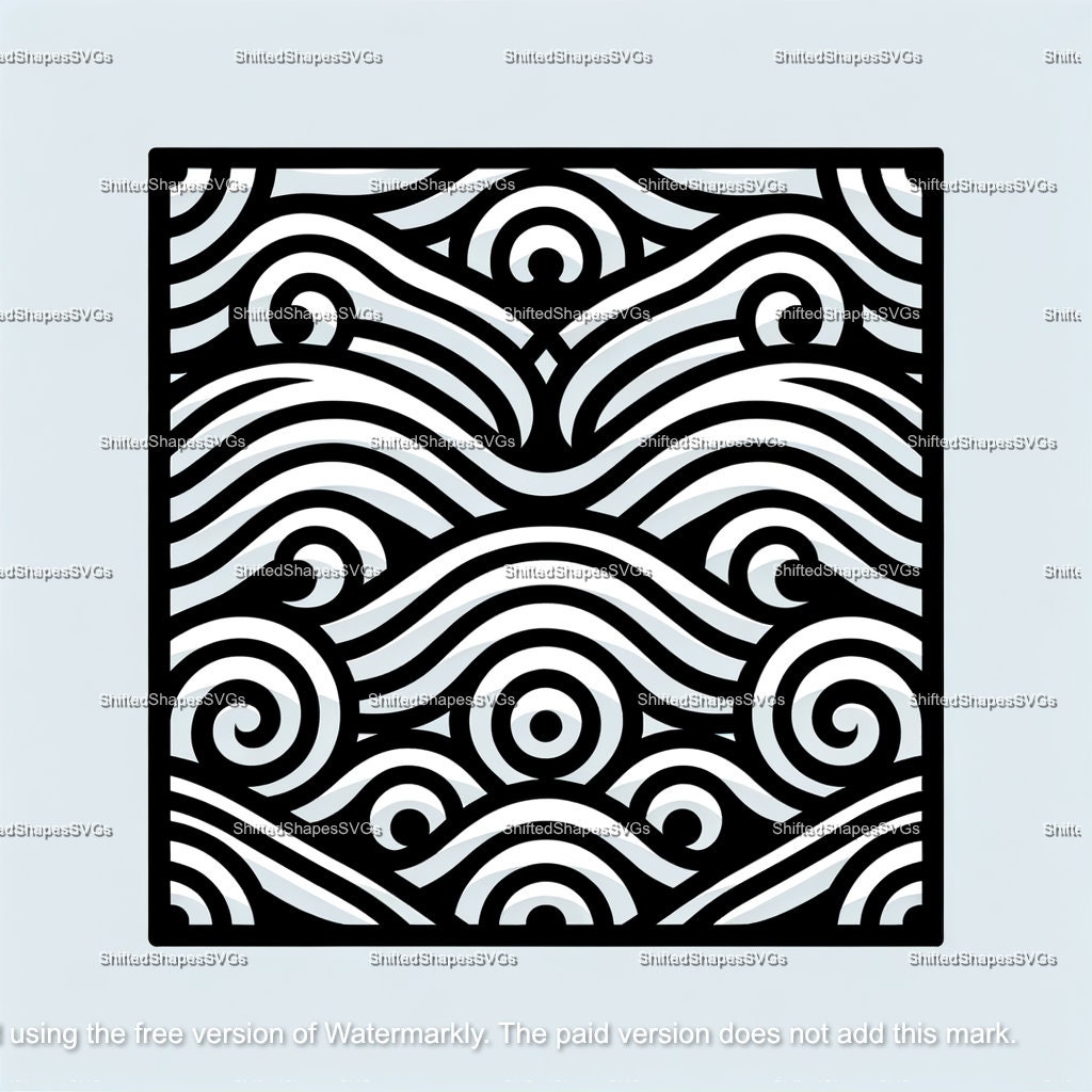Japanese Wave Pattern SVG Bundle - Etsy Canada