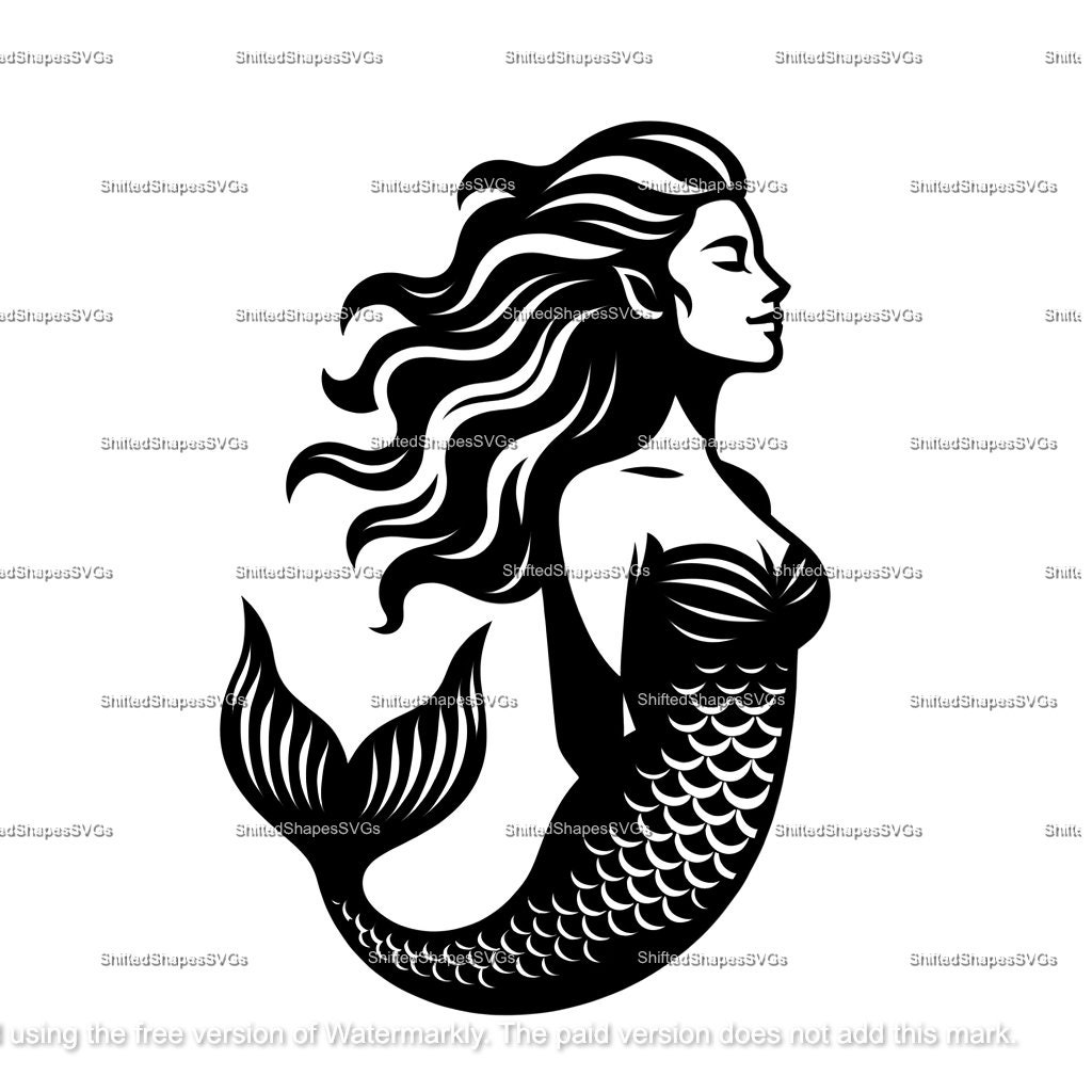 Mermaid SVG Bundle - Etsy