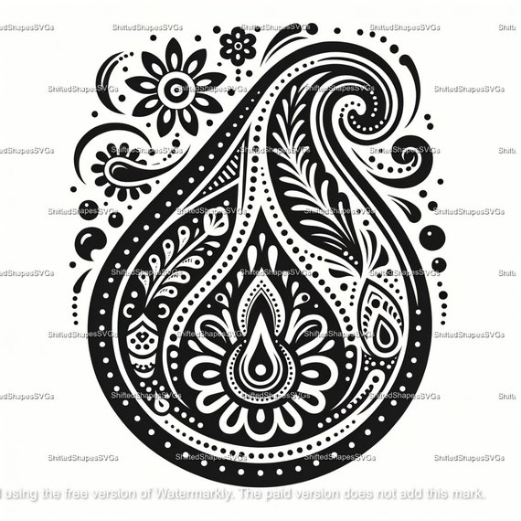 Enkel Paisley Design