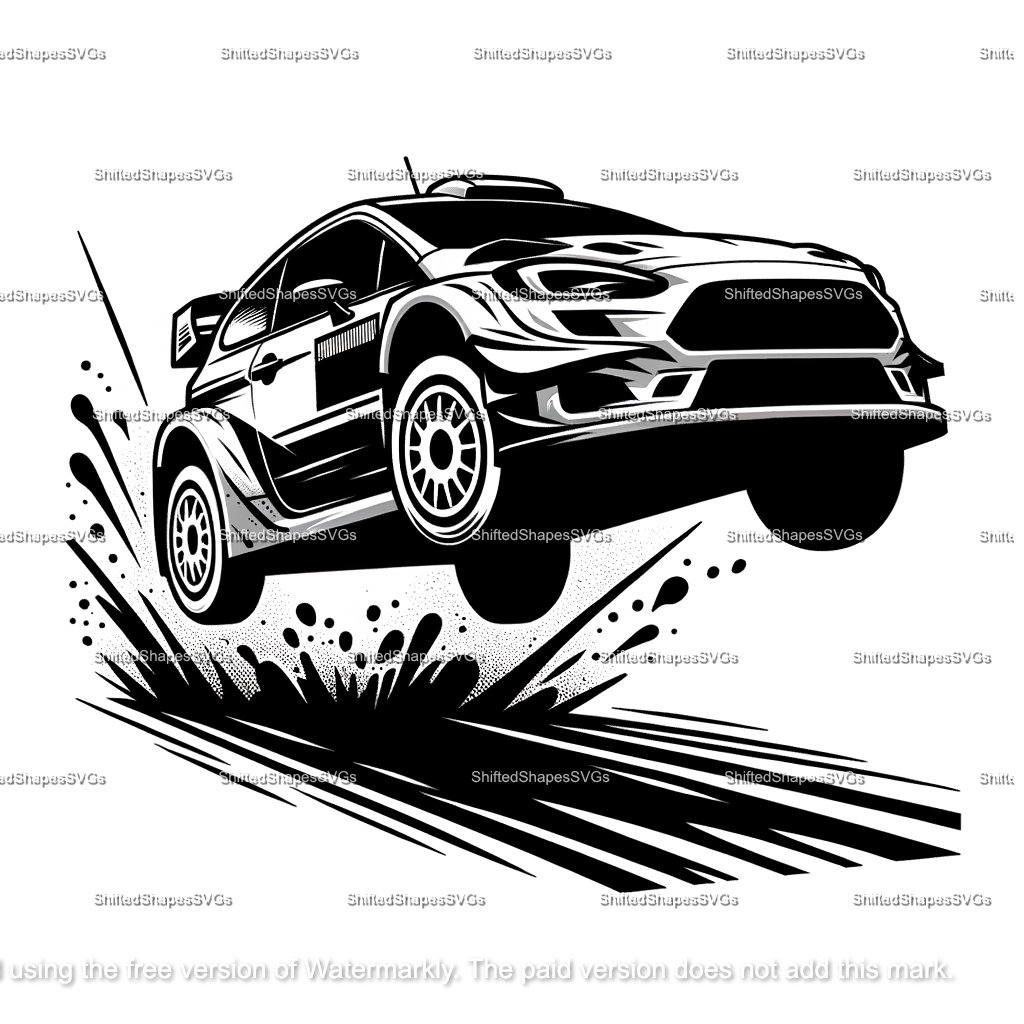 Rally Car Jump SVG Bundle - Etsy