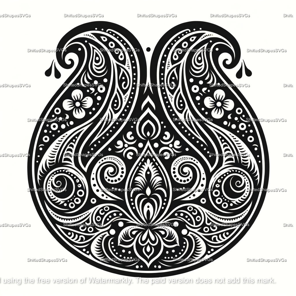 Paisley Pattern SVG Bundle - Etsy