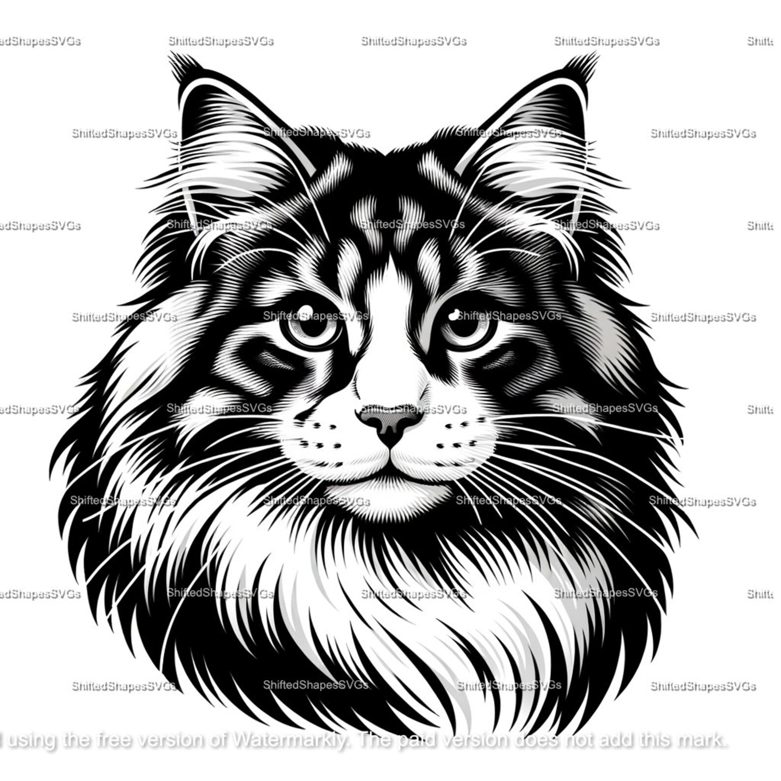 Norwegian Forest Cat SVG Bundle - Etsy