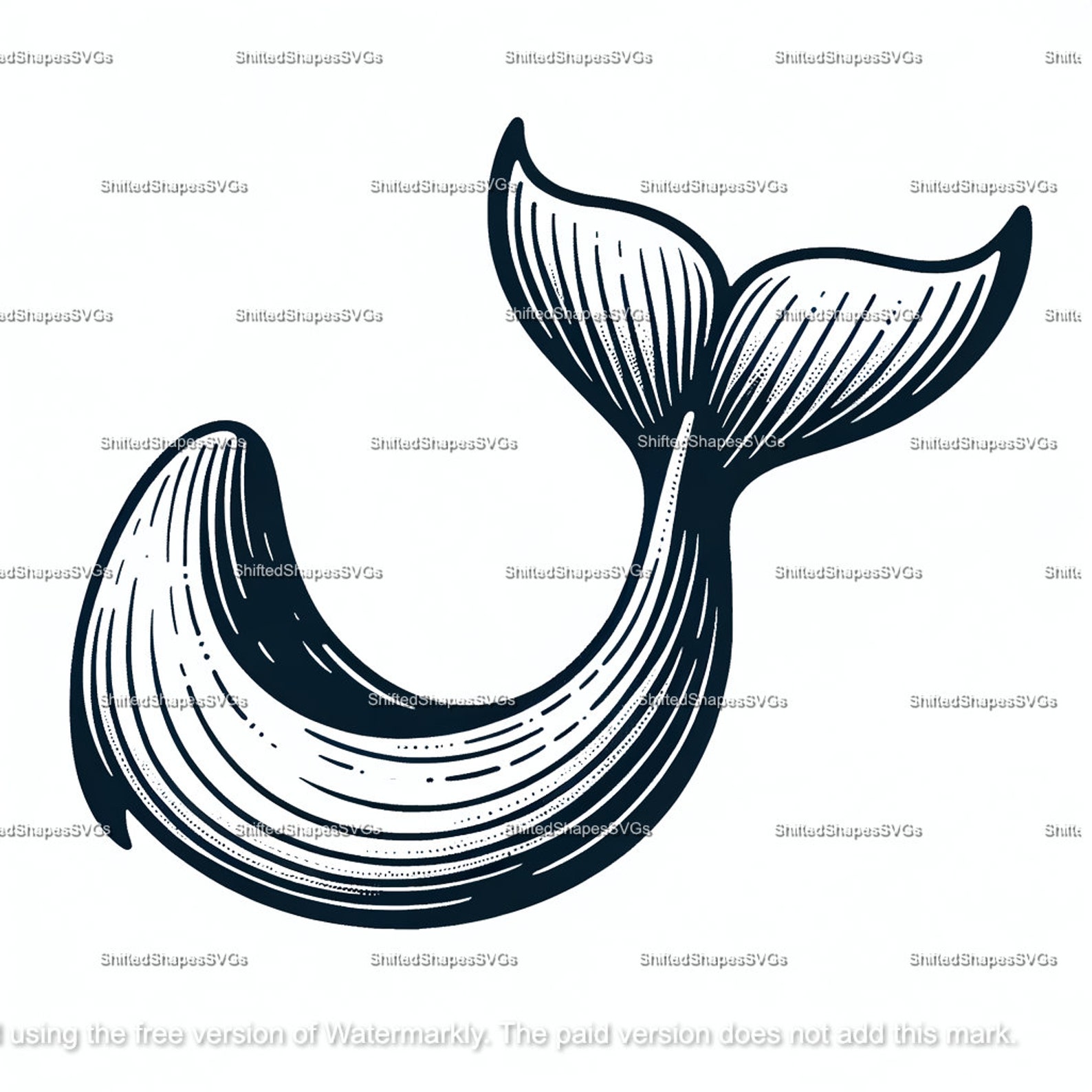 Whale Tail SVG Bundle - Etsy