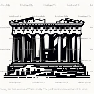 Parthenon SVG Bundle - Etsy