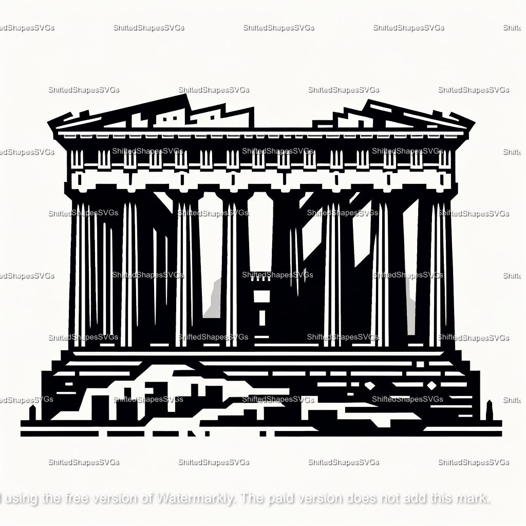 Parthenon SVG Bundle - Etsy