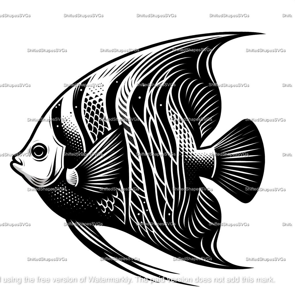 Angelfish SVG Bundle - Etsy