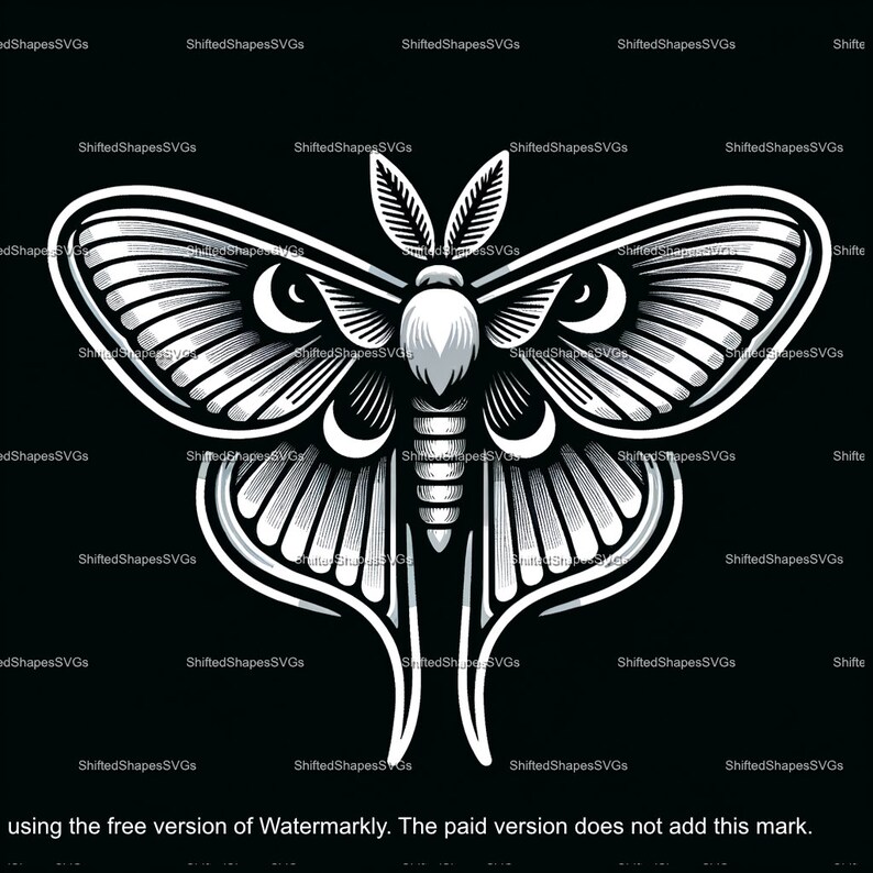 Luna Moth SVG Bundle - Etsy