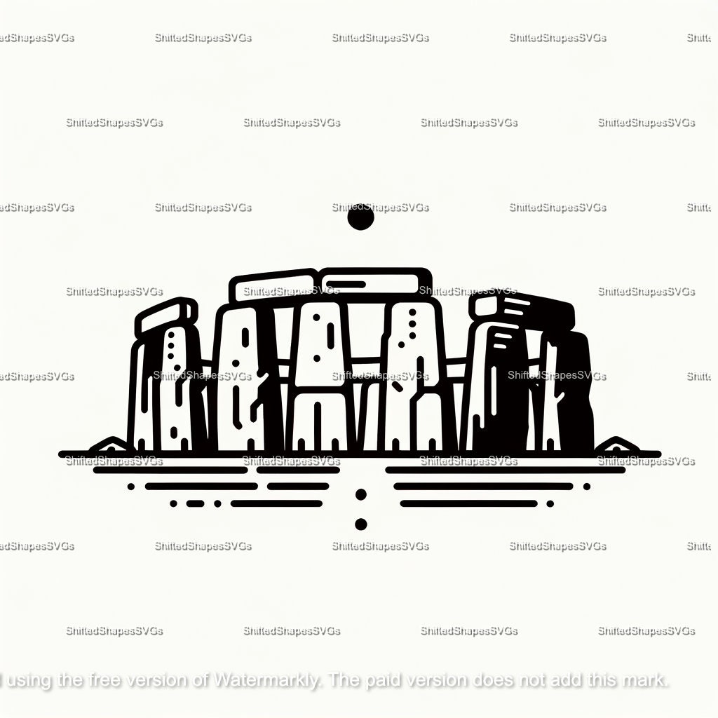 Stonehenge SVG Bundle - Etsy
