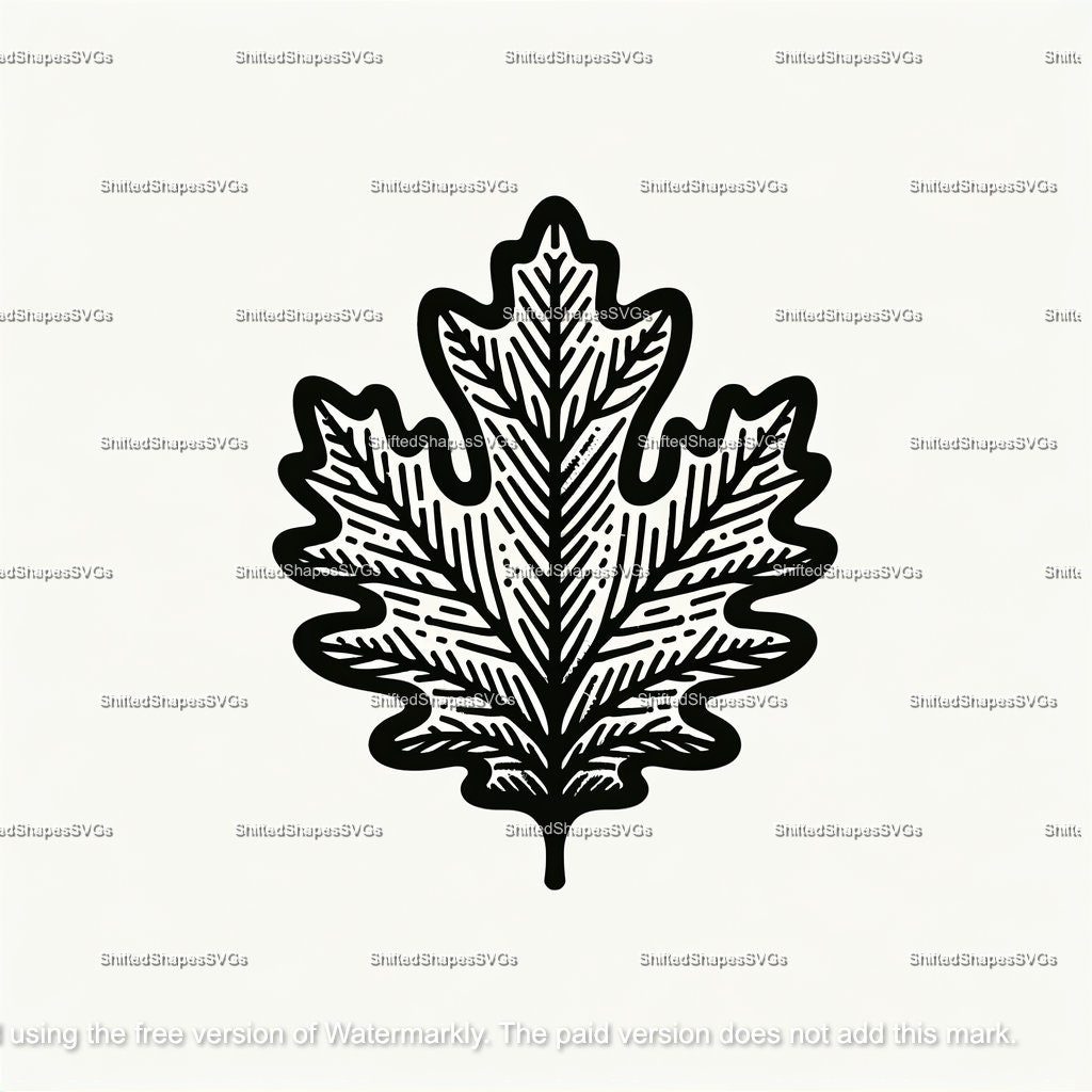 Oak Leaf Svg Bundle Etsy