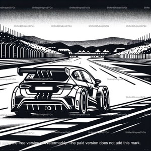 Touring Car Racing SVG Bundle - Etsy