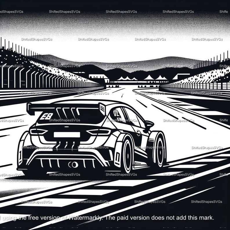 Touring Car Racing SVG Bundle - Etsy