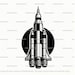 Saturn V Style Rocket SVG Bundle - Etsy