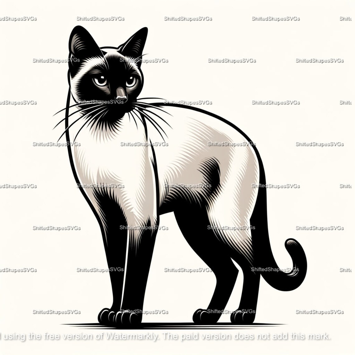 Siamese Cat SVG Bundle - Etsy