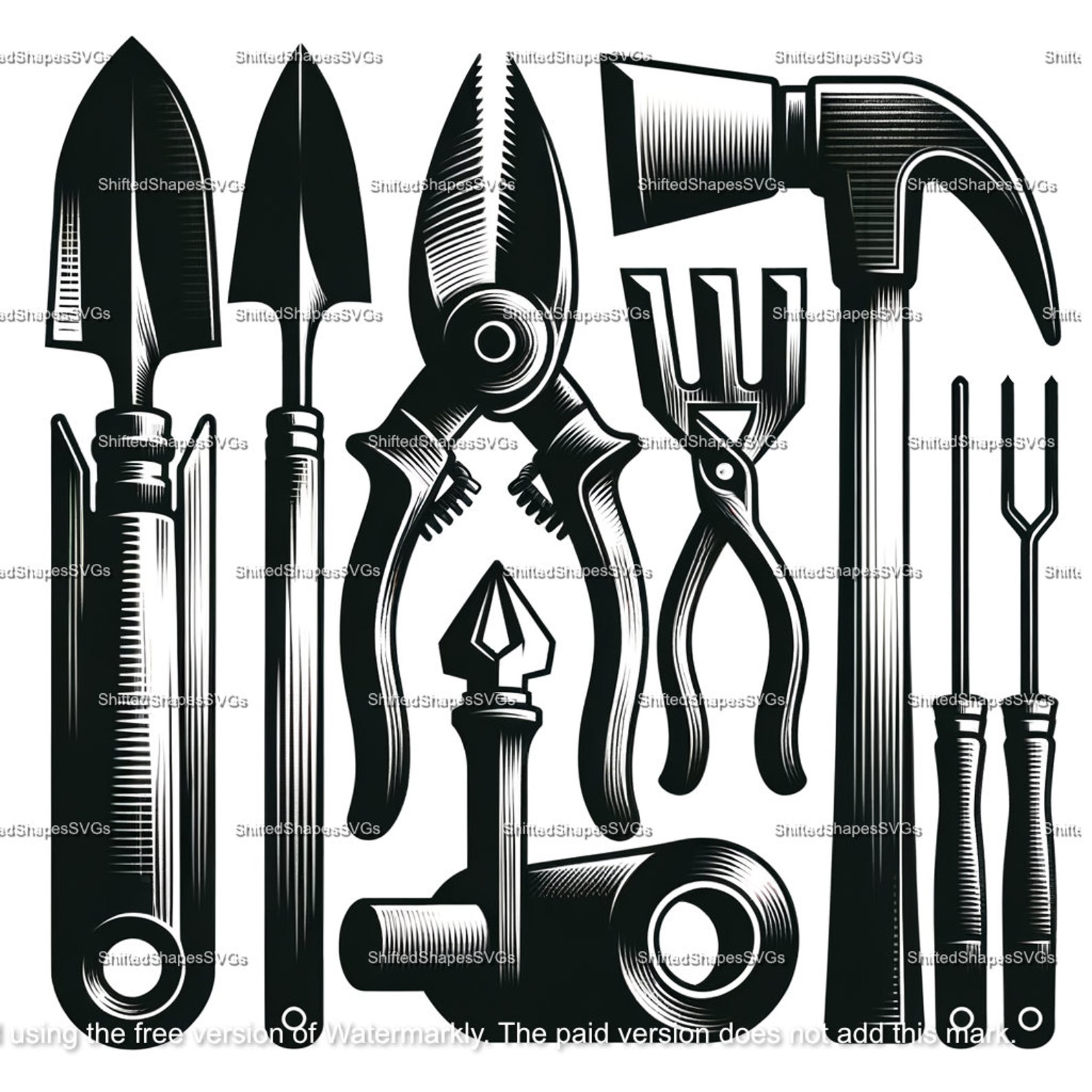 Garden Tools SVG Bundle - Etsy