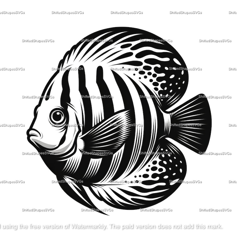 Discus Fish SVG Bundle - Etsy
