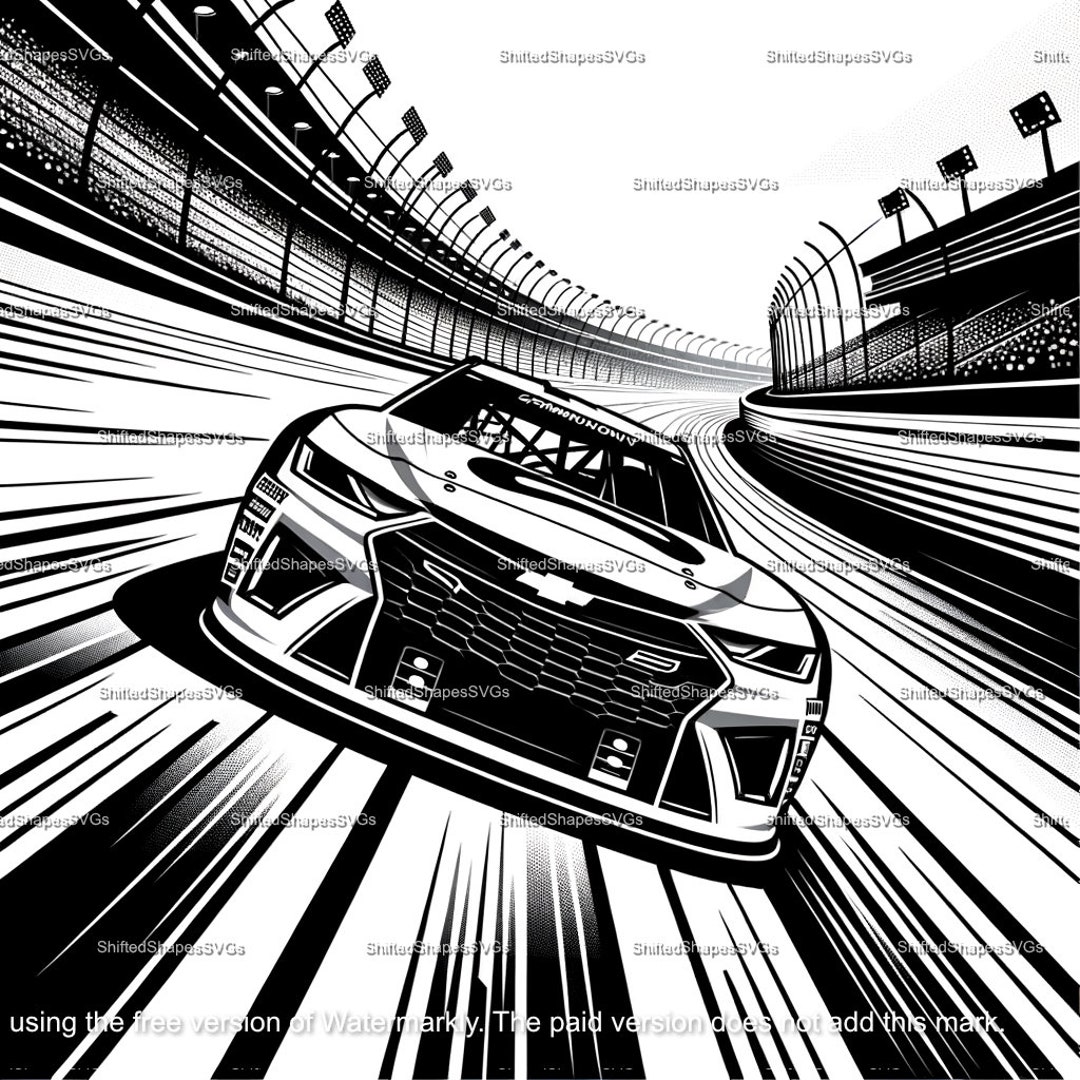 NASCAR Racing SVG Bundle - Etsy