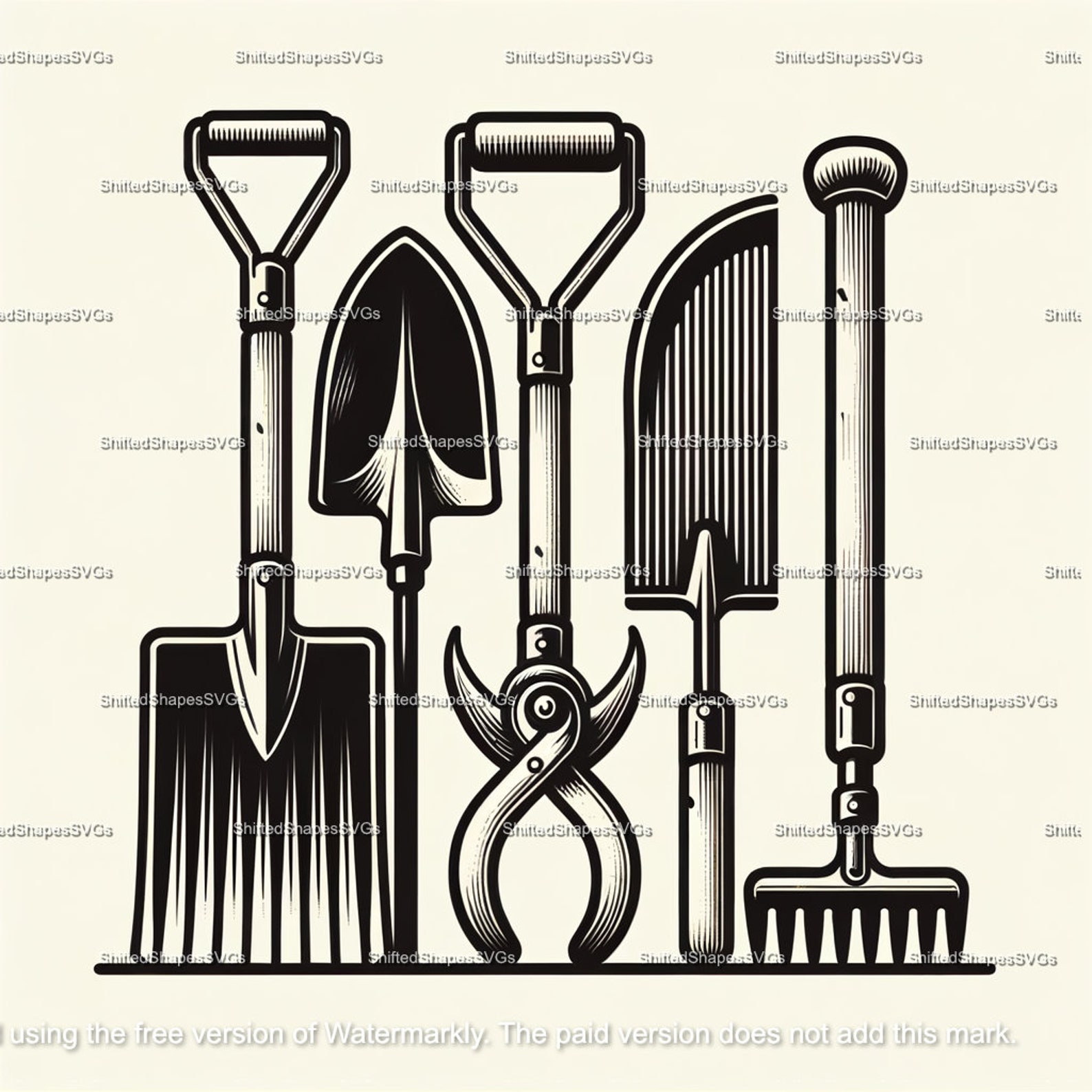 Garden Tools SVG Bundle - Etsy