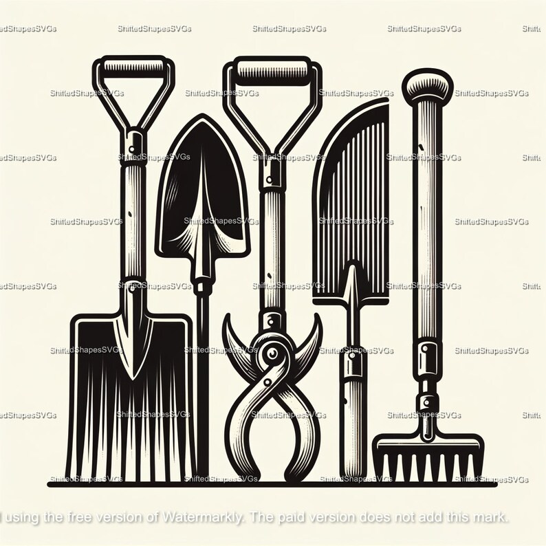 Garden Tools SVG Bundle - Etsy