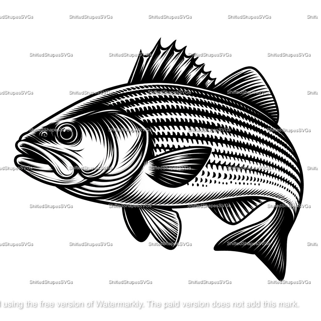 Striped Bass SVG Bundle - Etsy