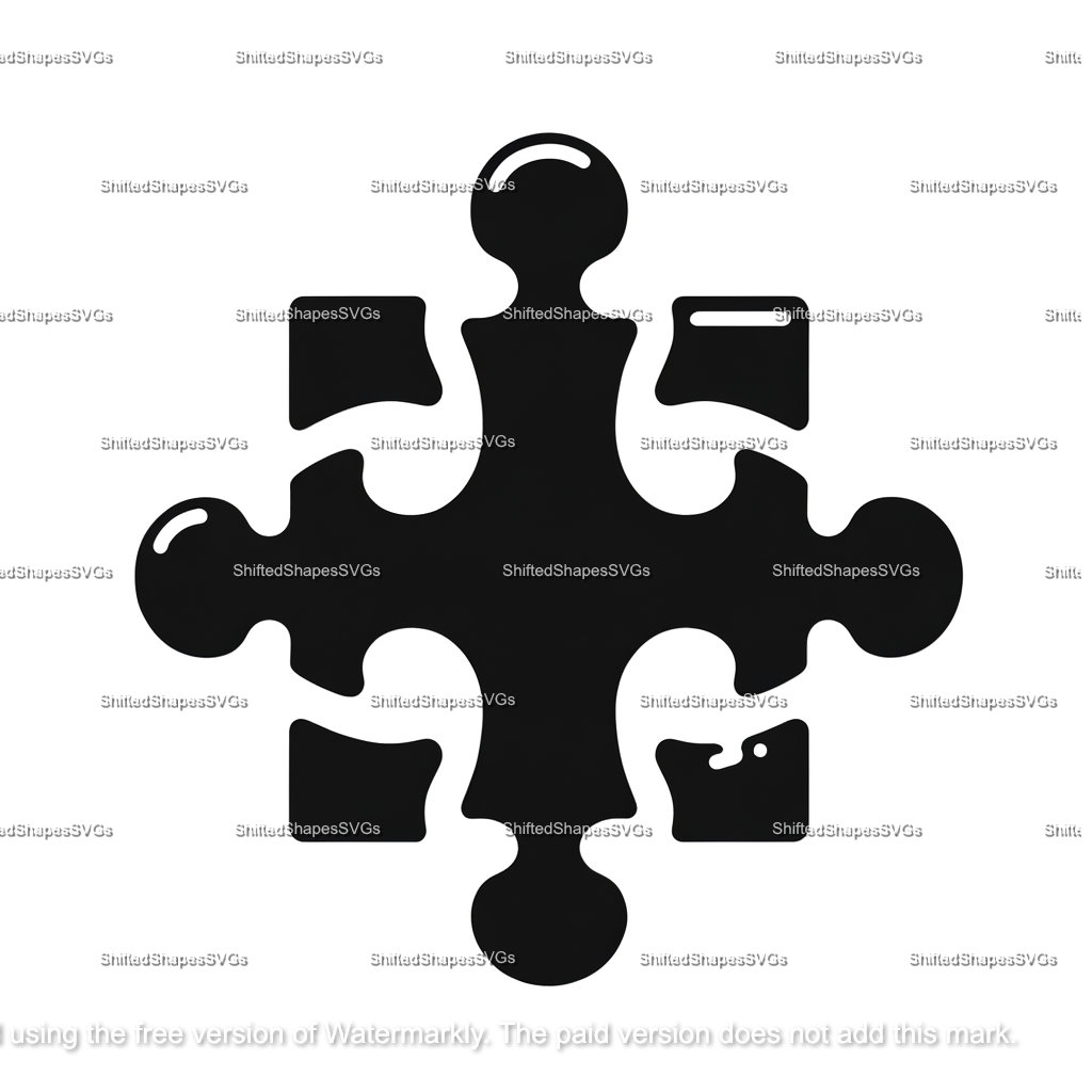 Puzzle Piece SVG Bundle - Etsy