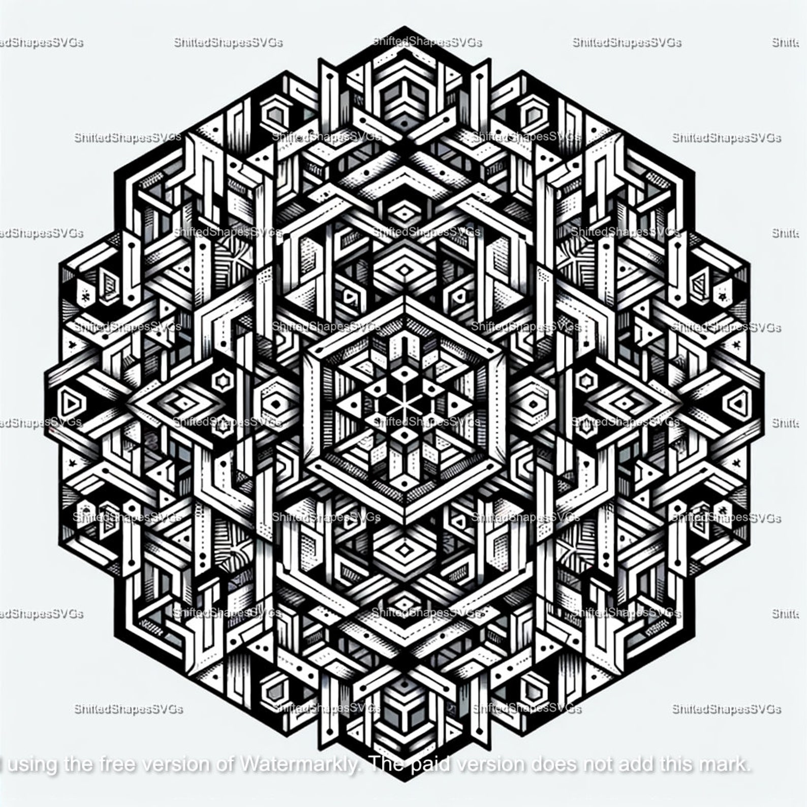 Geometric Pattern SVG Bundle - Etsy