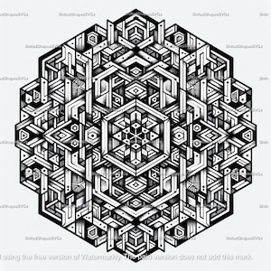 Geometric Pattern SVG Bundle - Etsy