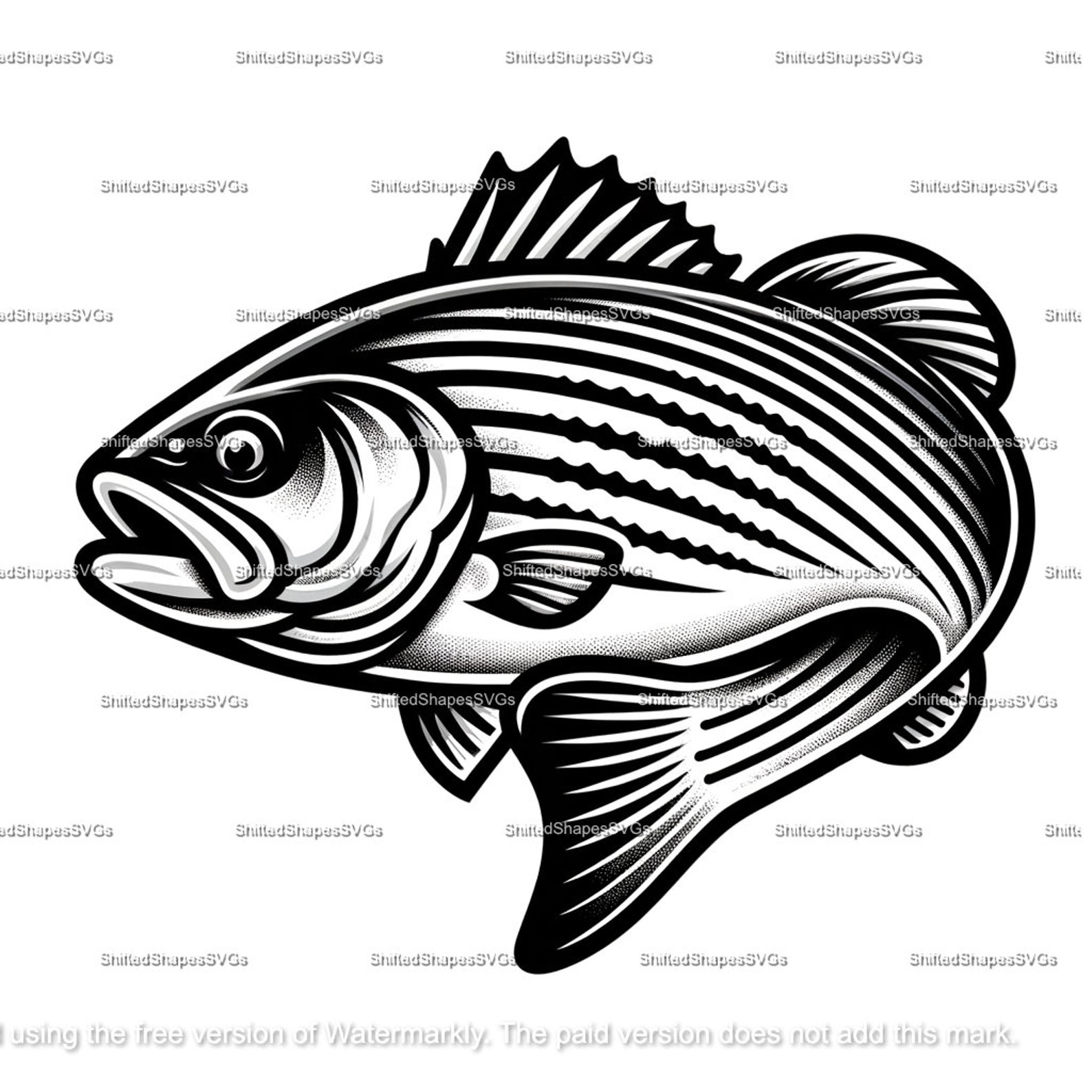 Striped Bass SVG Bundle - Etsy