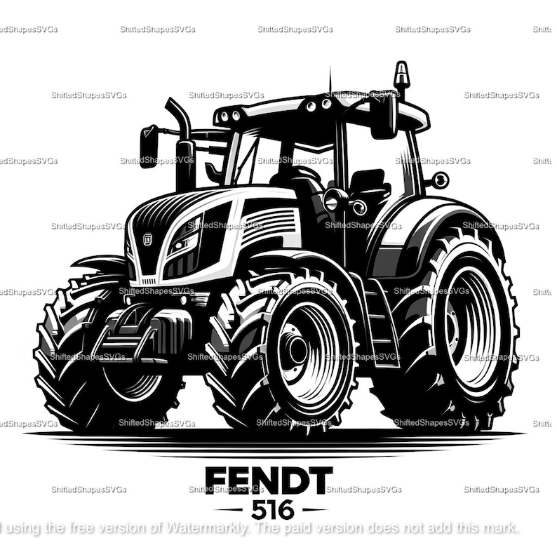 Fendt 516 Vario Tractor SVG Bundle - Etsy