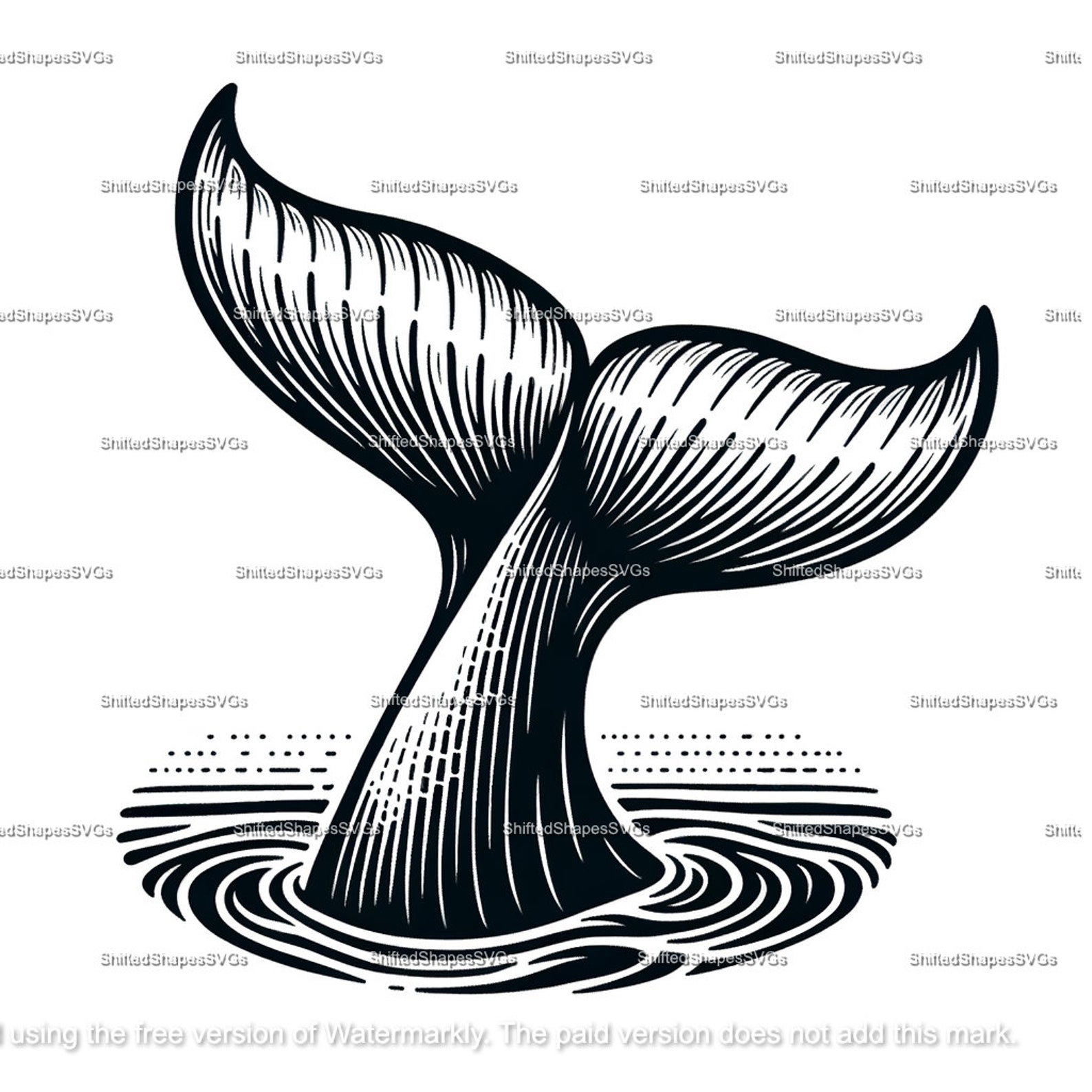 Whale Tail SVG Bundle - Etsy