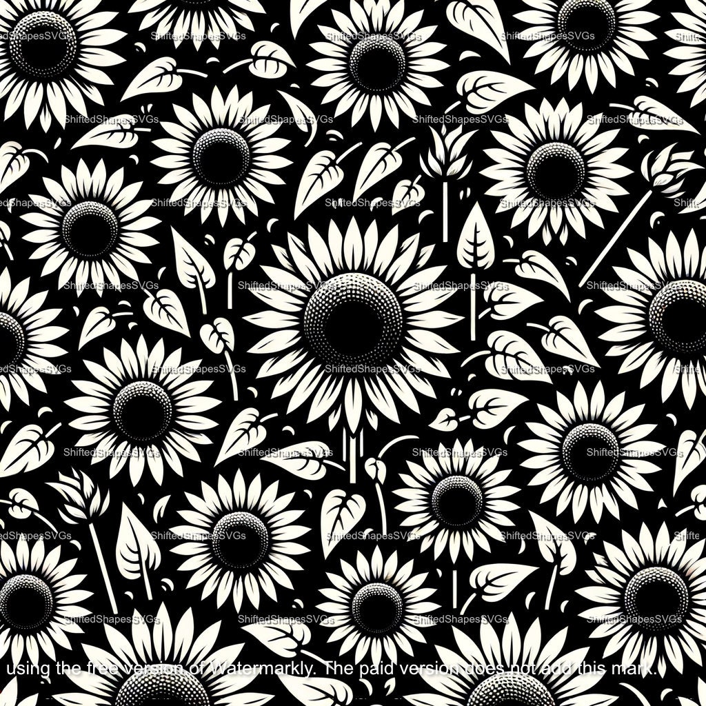 Sunflower Field SVG Bundle - Etsy