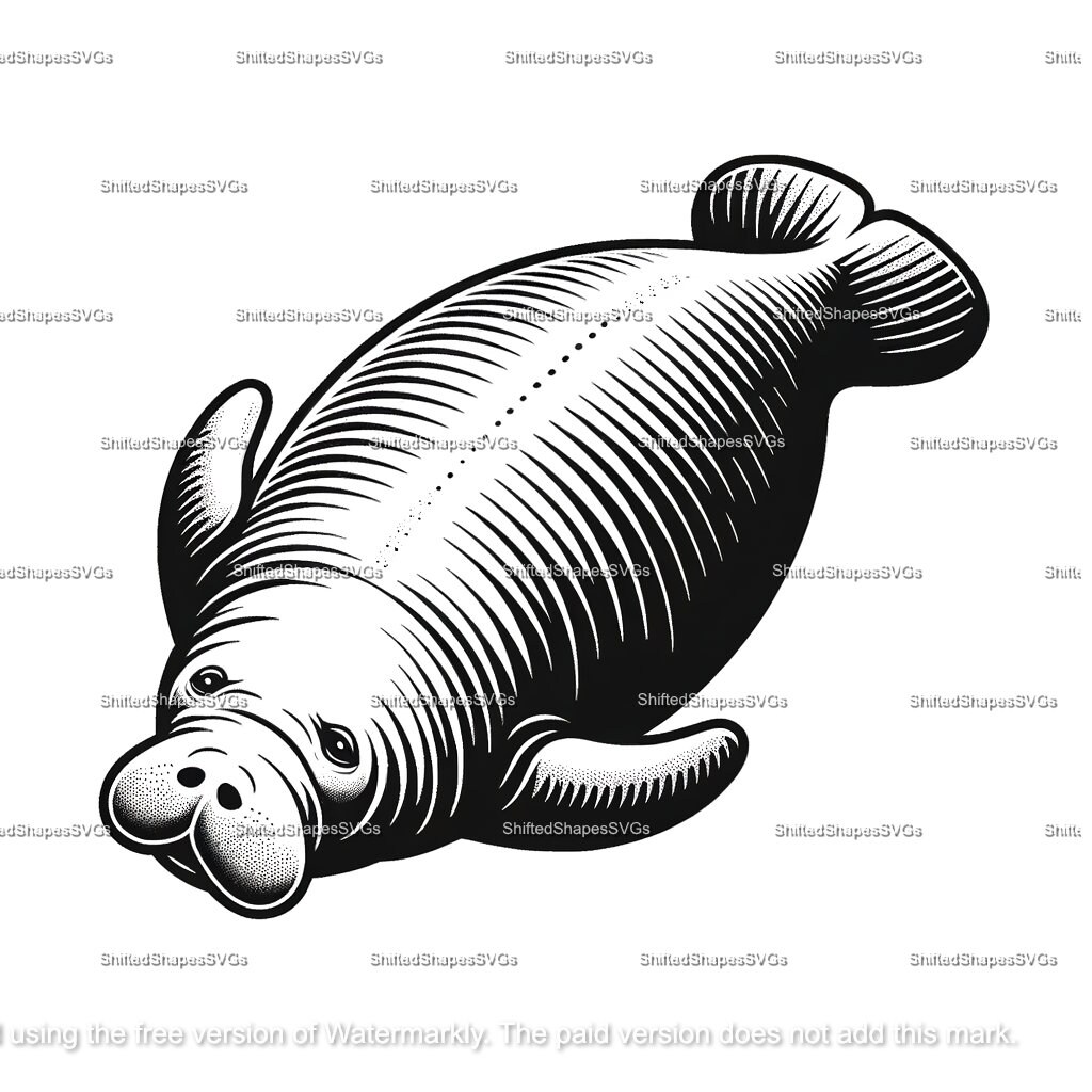 Manatee SVG Bundle - Etsy