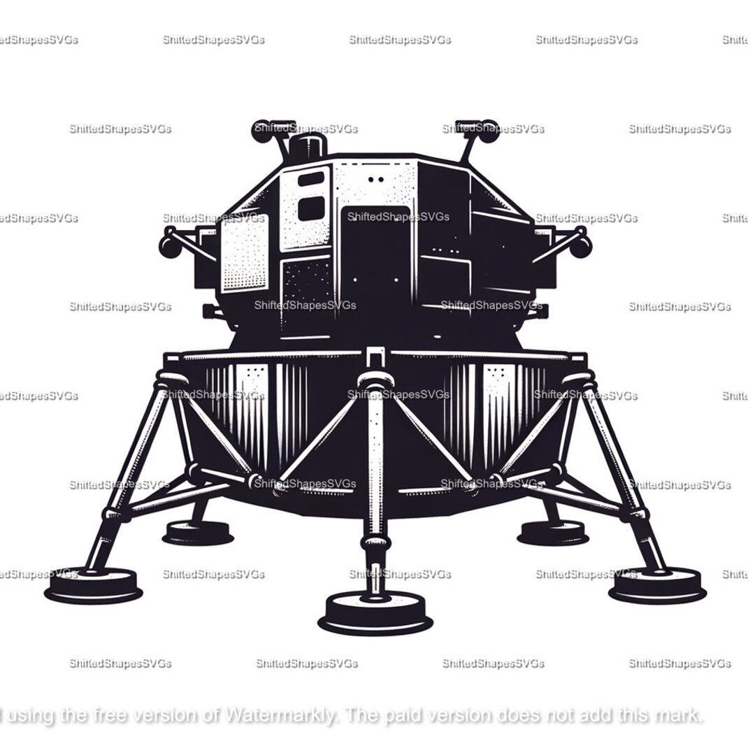 Lunar Lander SVG Bundle - Etsy