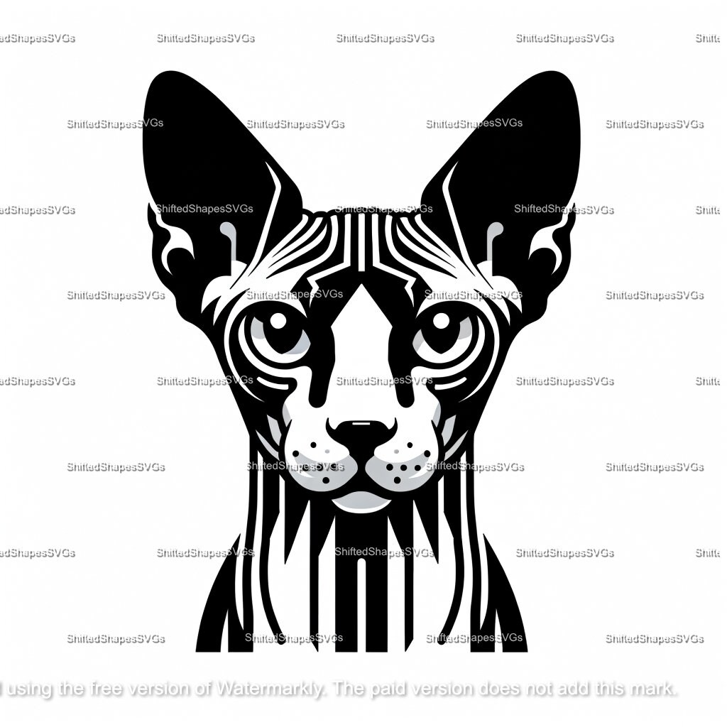 Sphynx Cat SVG Bundle - Etsy