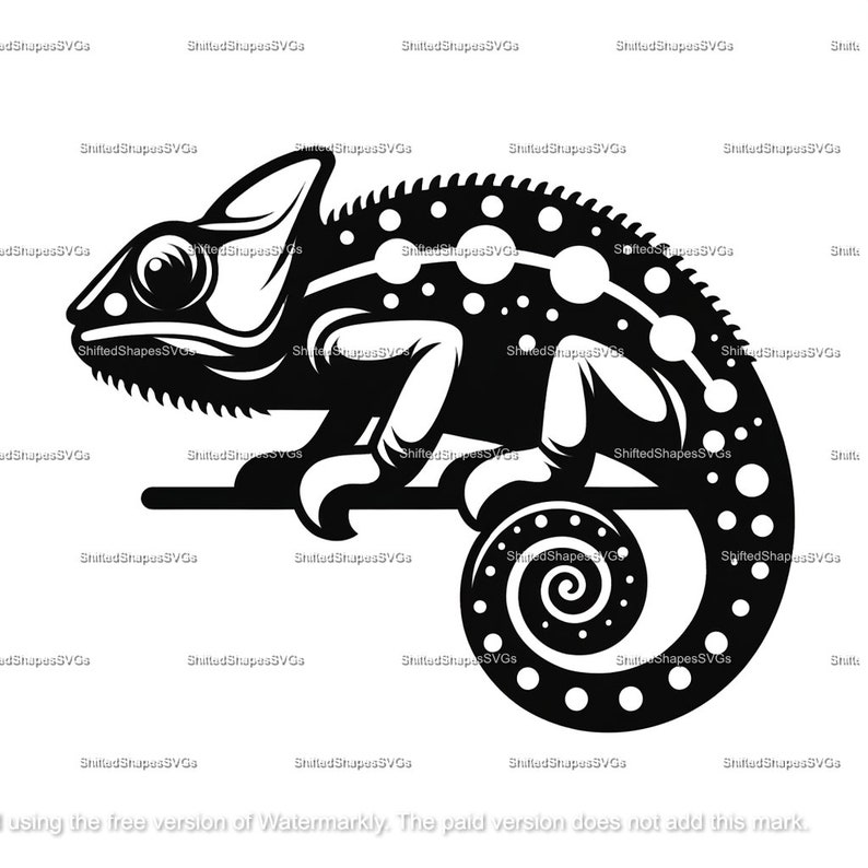 Chameleon SVG Bundle - Etsy