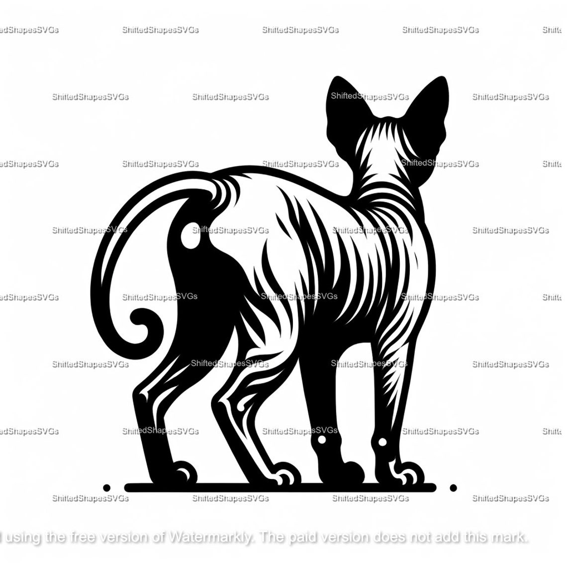 Sphynx Cat SVG Bundle - Etsy