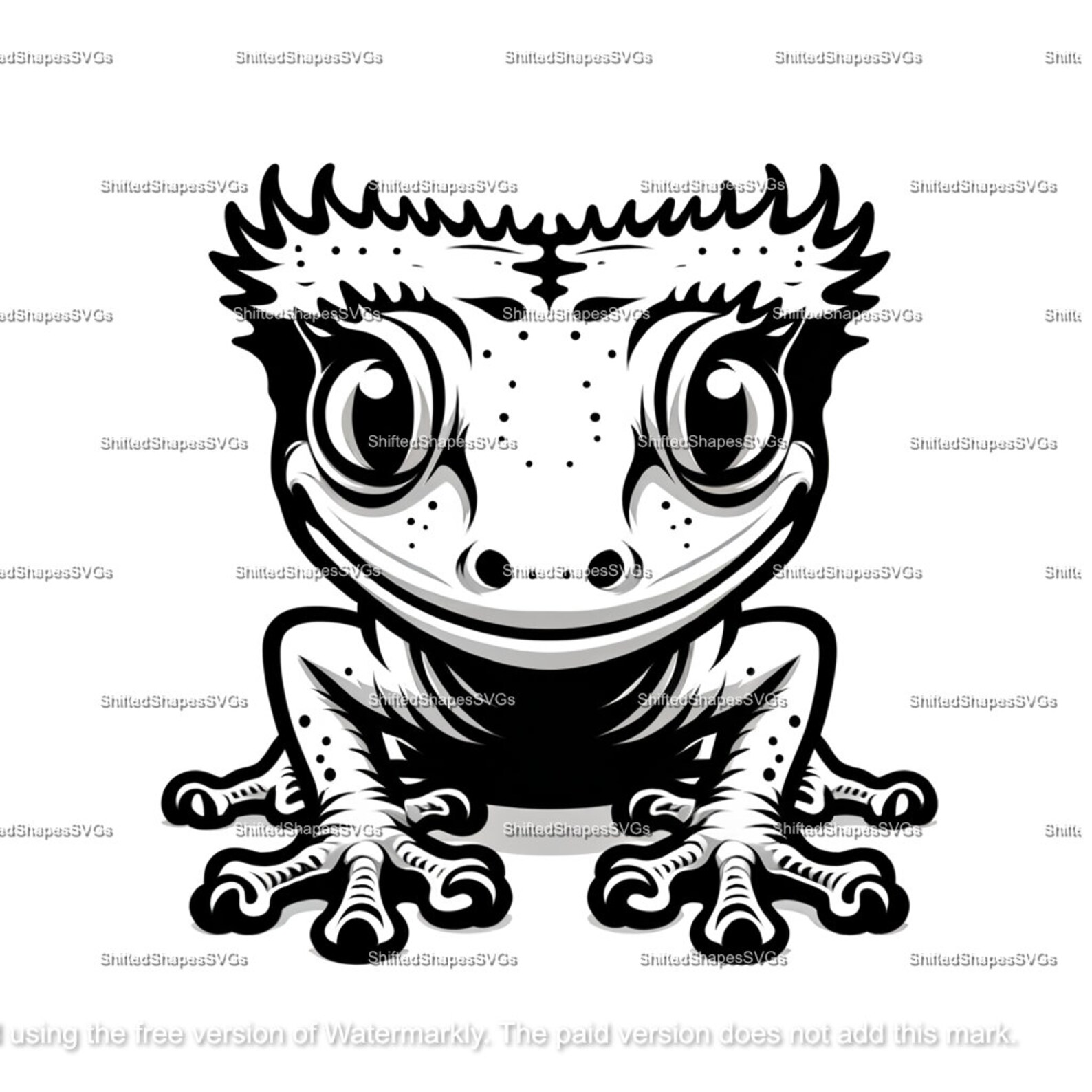 Crested Gecko SVG Bundle - Etsy