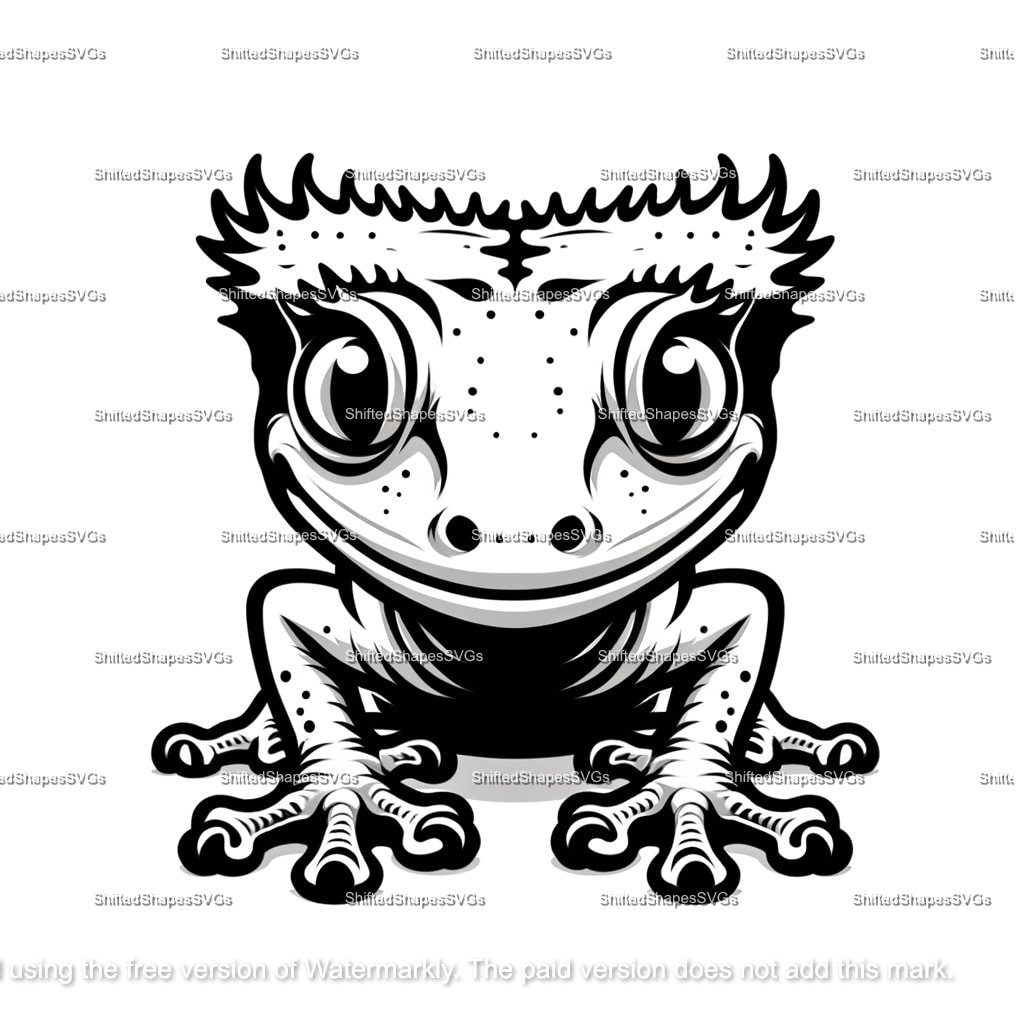Crested Gecko SVG Bundle - Etsy