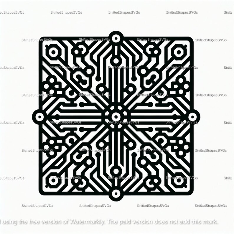 Tech Lover's Dream: Circuit Board Pattern SVG Bundle - Etsy