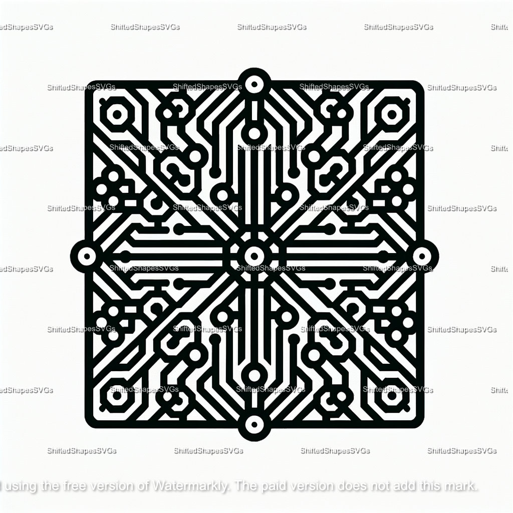 Tech Lover's Dream: Circuit Board Pattern SVG Bundle - Etsy